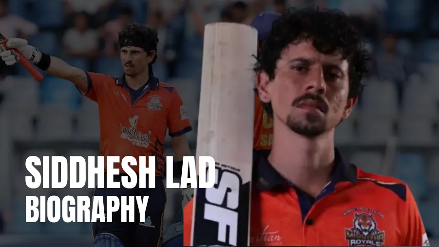 Siddhesh Lad: Net Worth, Wife, Family, Career, Stats and More